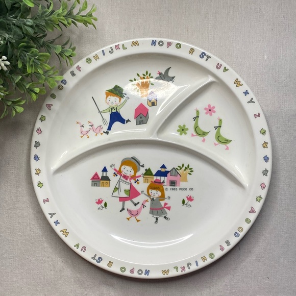 Shin-san | Kitchen | 983 Peco Shinsan Divided Childs Dinner Melamine ...